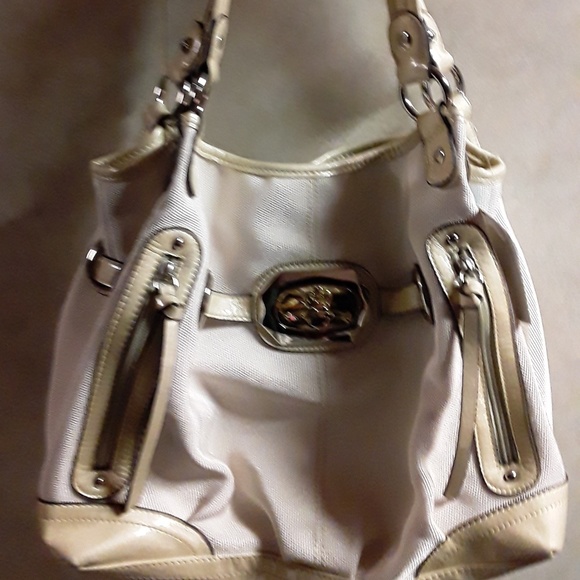 Kathy | Bags | Nwt Cream Color Purse With Cosmetic Case | Poshmark